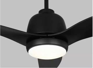 Avila Coastal 54 in. Integrated LED Indoor/Outdoor Ceiling Fan with Li ...